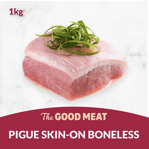 Pigue Skin on Boneless Whole (1kg) – thegoodmeat.ph