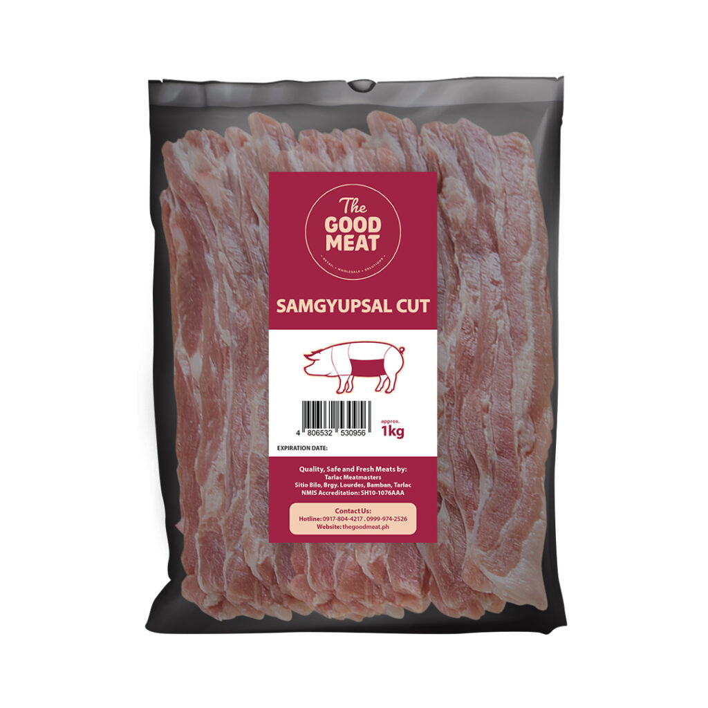 Pork Samgyupsal Cut (1kg) – thegoodmeat.ph