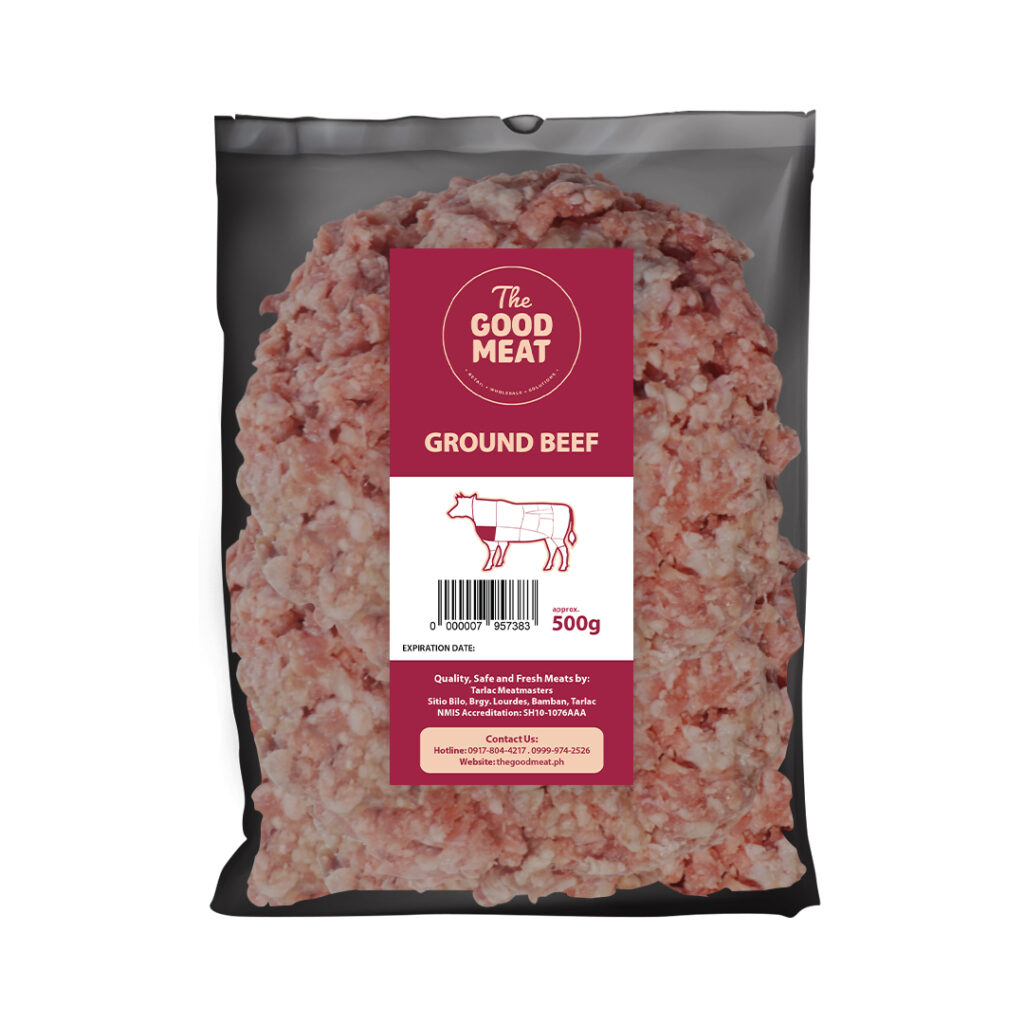 Ground Beef (500g) – thegoodmeat.ph