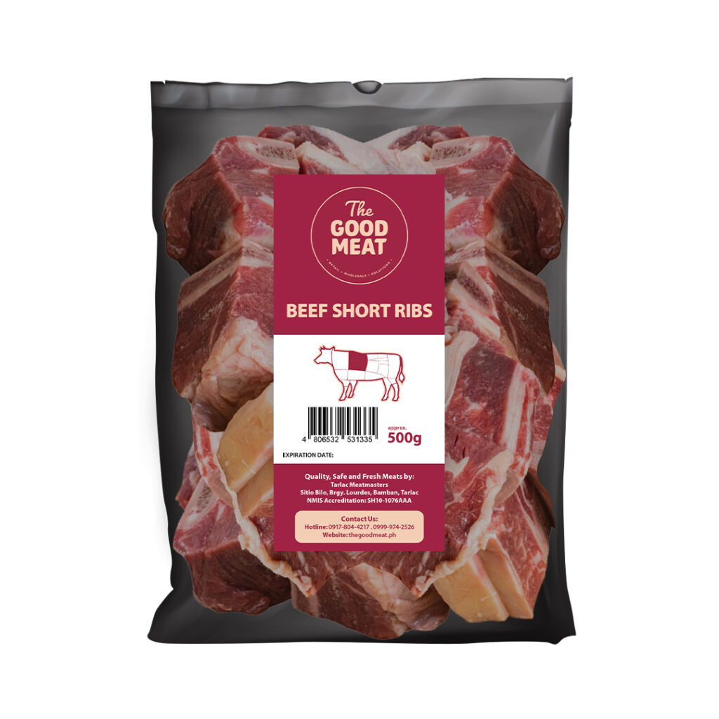 Beef Short Ribs (500g) – thegoodmeat.ph